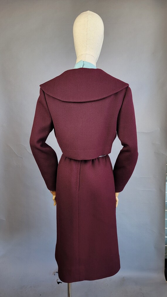 1960s Dress Set / Richard Tam Jon Mandl 1960s Plum an… - Gem