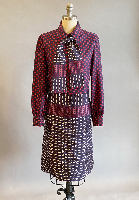 1960s Nat Kaplan Dress / 60s Day Dress / Vintage Desi… - Gem