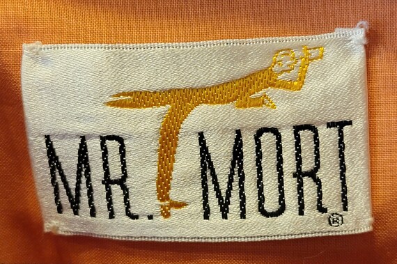 1950s Orange Dress /1950s Mr Mort Pumpkin Orange Cott… - Gem