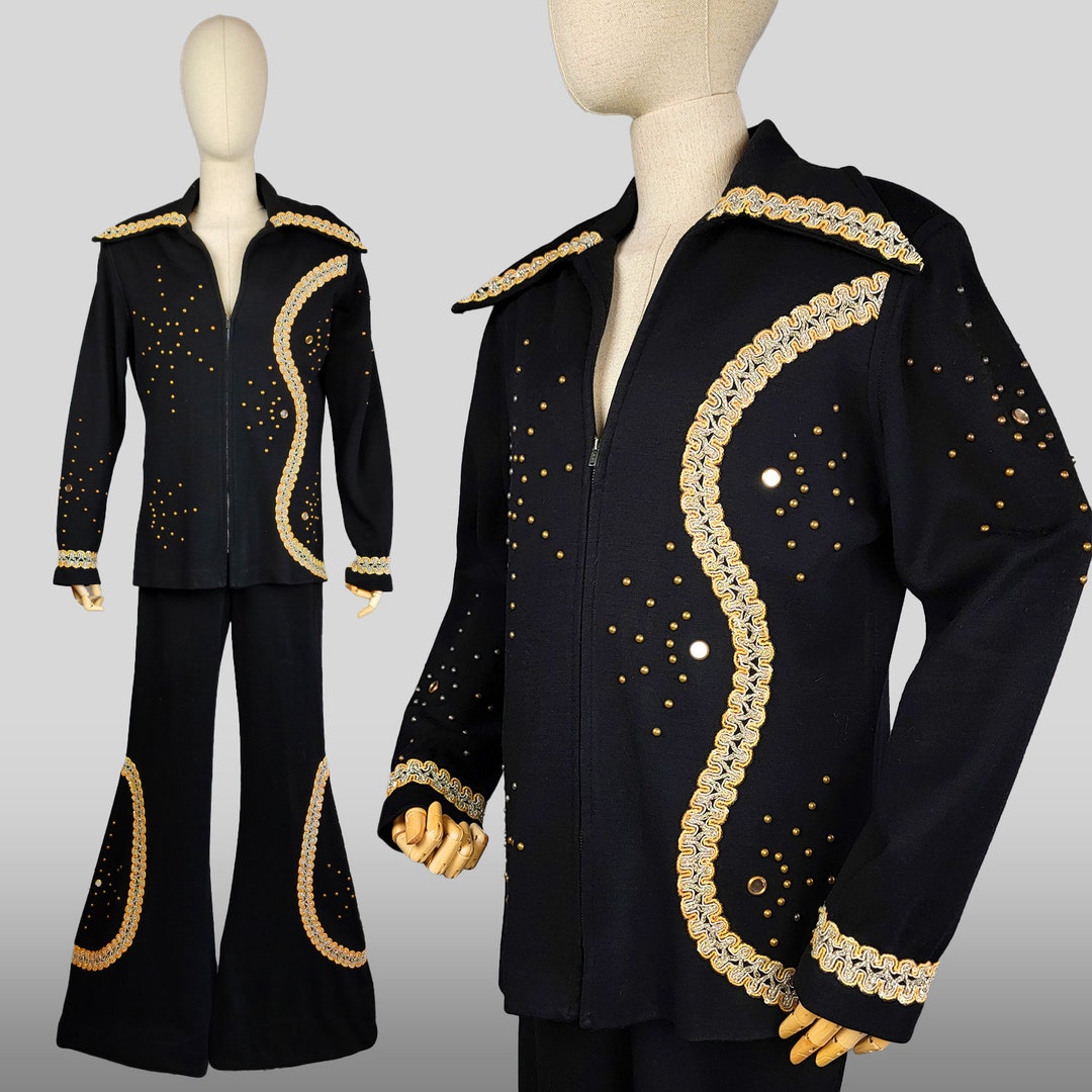 1960s Rock N Roll Suit / Elvis Suit / Glam Rocker Outfit / Authentic ...