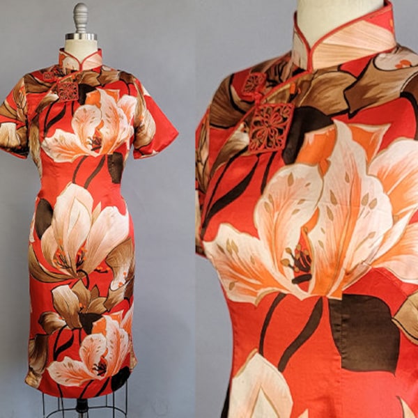Red Cheongsam - Etsy