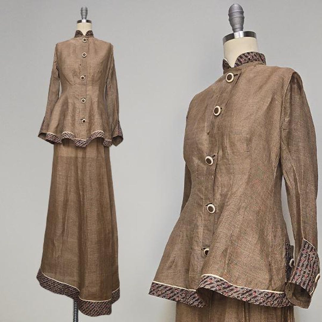 Women's 1900s Suit / Edwardian Walking Suit / Women's Edwardian Suit ...