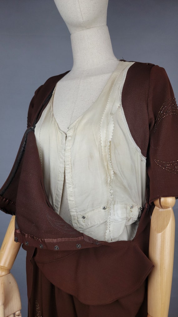 Sally Milgrim Dress / Rare 1910s Dress by Sally Milgr… - Gem