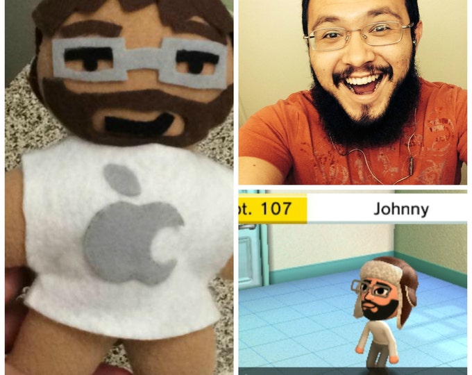 Nintendo Mii Character Inspired Plush. Looks Like Mii Character - Etsy