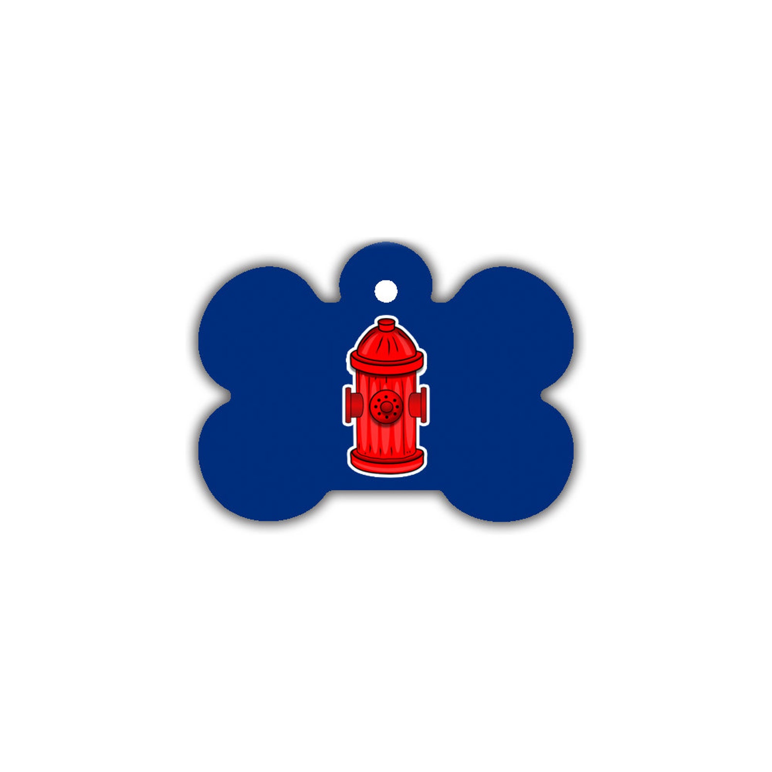 Pet ID Tag Fire Hydrant Dog ID Tag Cat ID Tag - Etsy