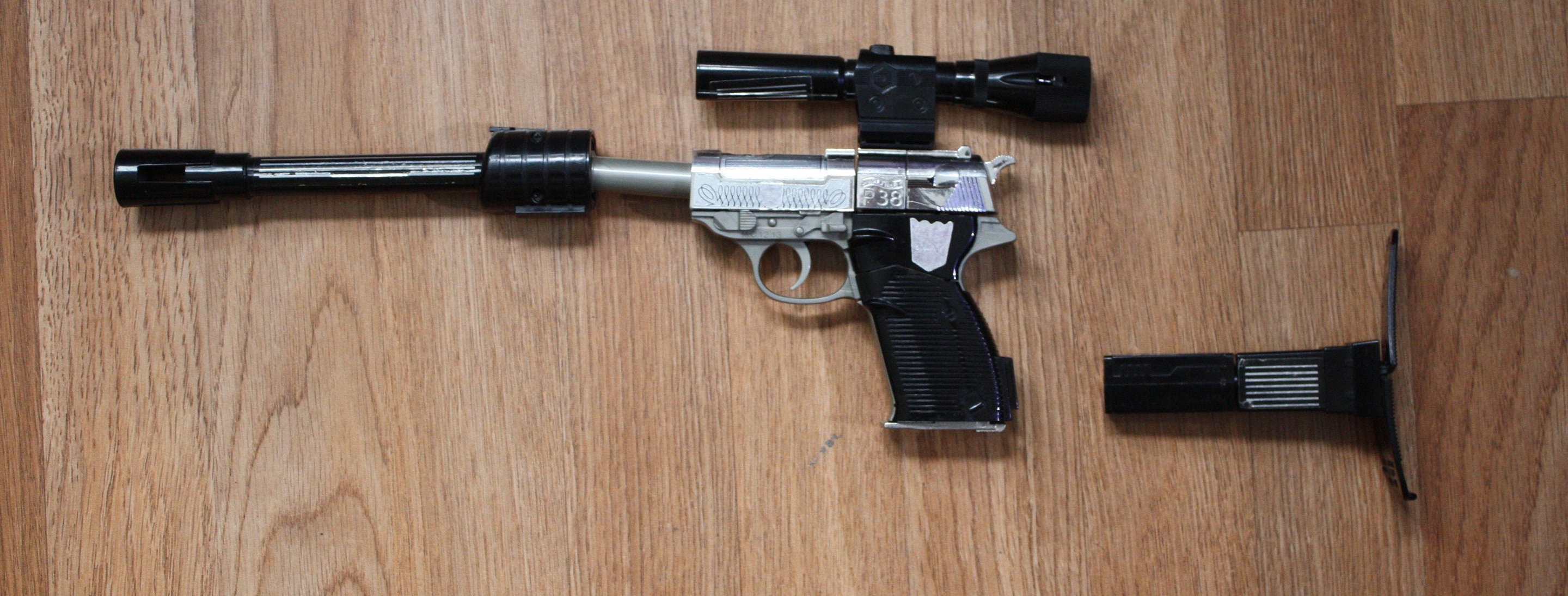 Vintage Scarce G Takara Walther P38 Pistol Megatron