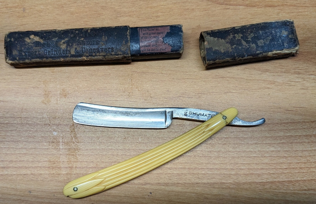 Shumate Razor Co. St. Louis U.S.A. Straight Razor #811 With Irony Color ...