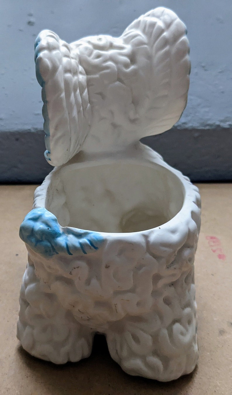 Vintage 1963 Lefton 1769 Ceramic Nursery Planter Blue - Etsy