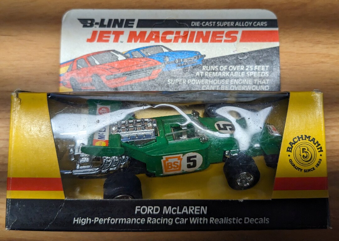 Vintage B-line Ford Mclaren Die Cast Model Car (NOS) - Etsy