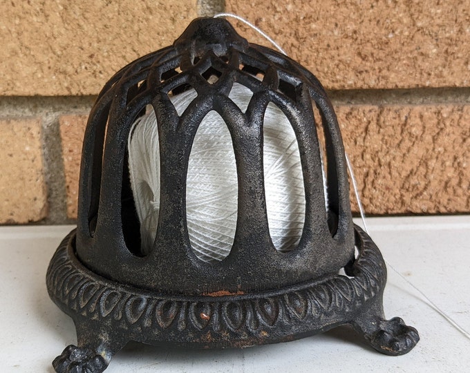 Antique Cast Iron Mercantile General Store String Holder / Dispenser ...