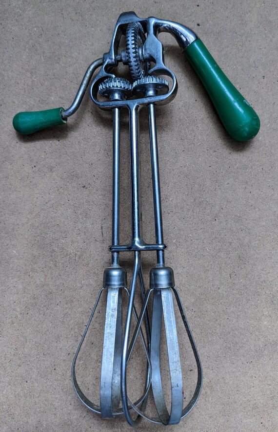 Vintage-green Handle Hand Beater-worlbeater-usa-hand - Etsy