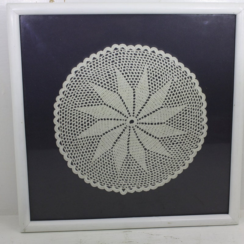 Framed Doily - Etsy