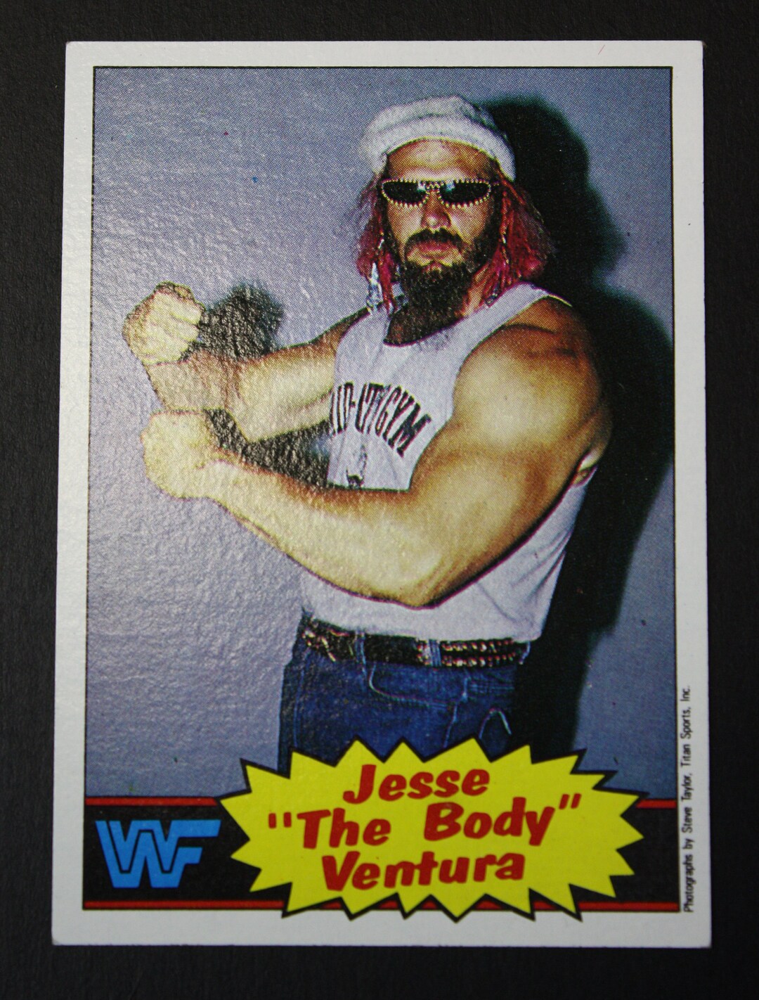 Vintage WF 1985 Titan Sport Card Jesse "the Body" Ventura Wrestling Card FREE Shipping Domestic ...