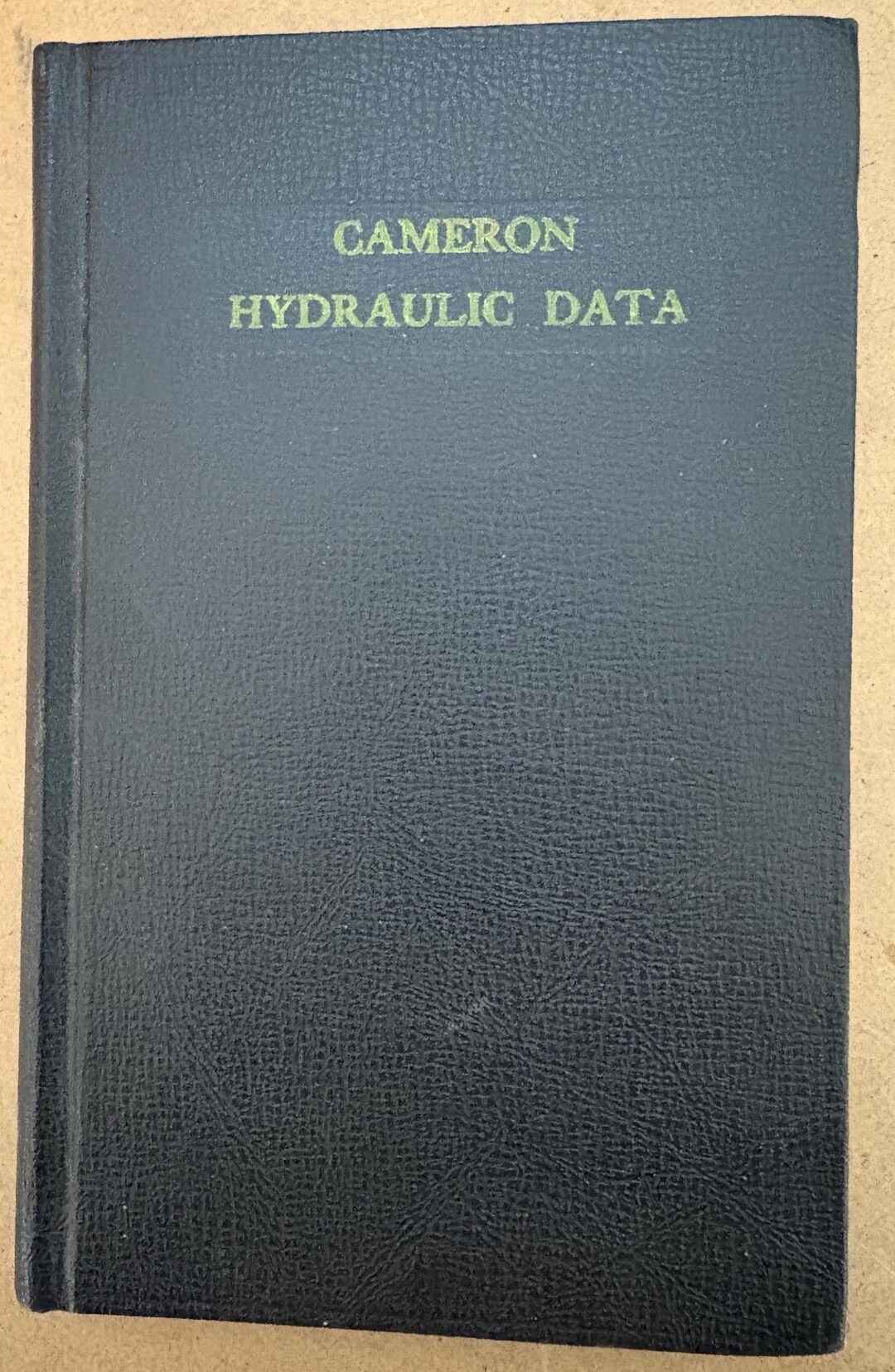 Ingersoll - Rand Company Cameron Hydraulic Data HB 14th Edition Sixth ...