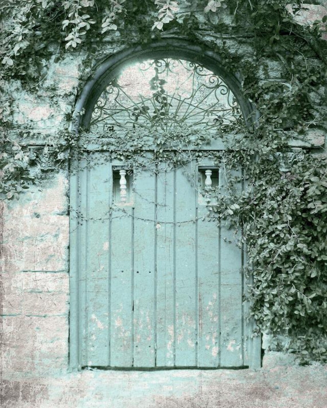 Weathered Blue Cottage- Door Photography, Blue Door Photo, Architecture ...