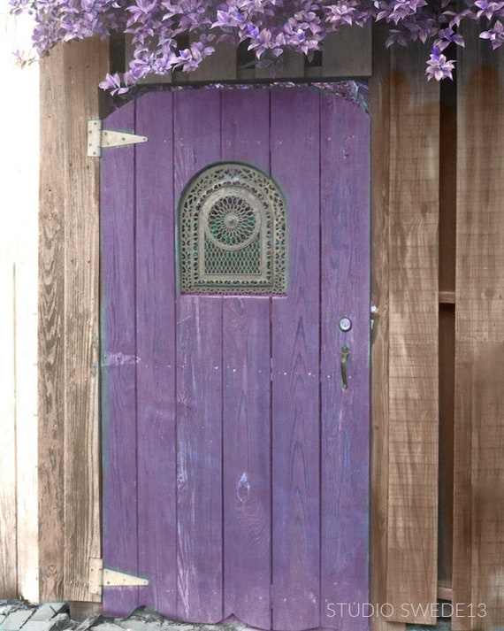 Old Purple Doors