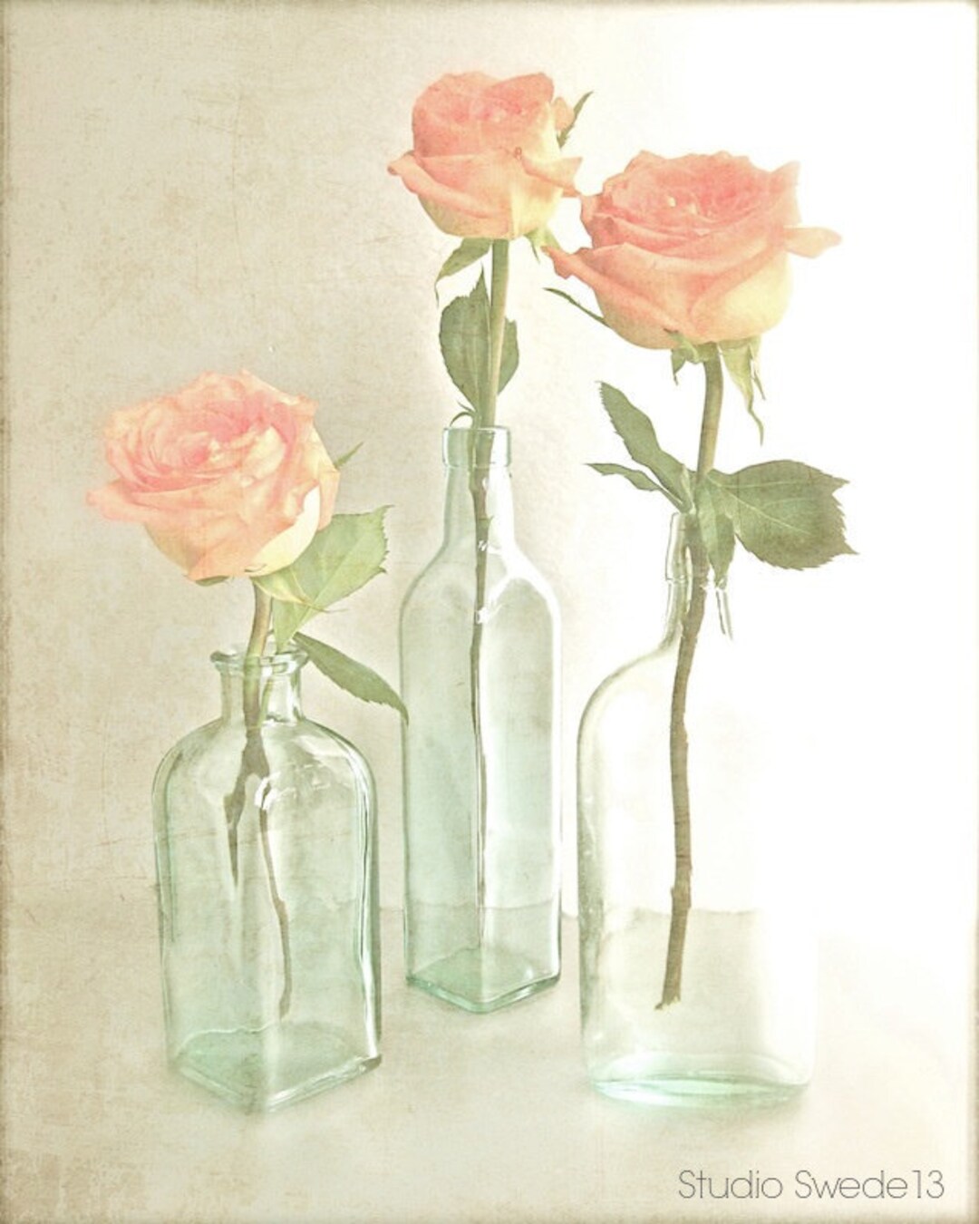 Simplicity Rose Art, Rose Photography, Cottage Chic Floral Art, Home ...