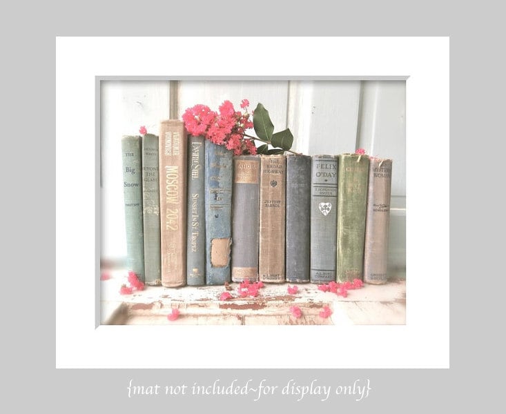 Cottage Library Vintage Book Photography Antique Book Art - Etsy