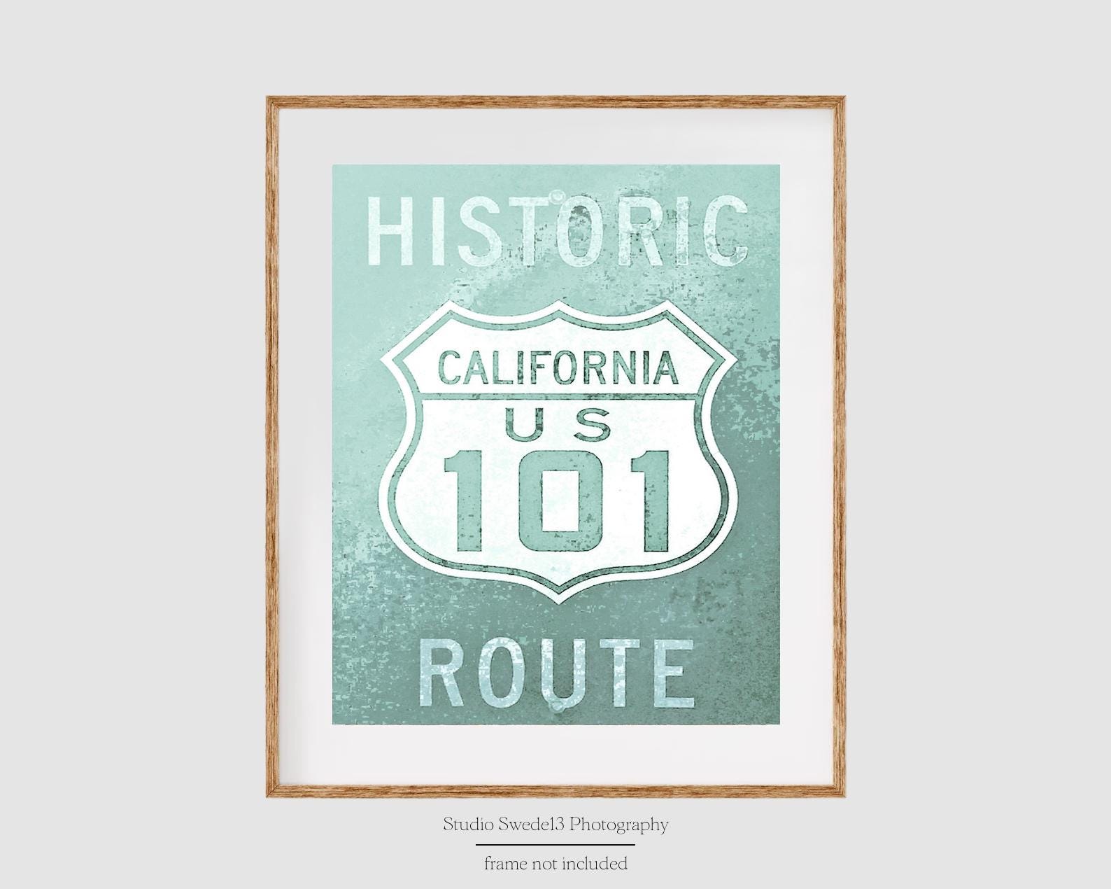 Route 101- California Rout 101 Sign Photo, California Symbol, Cali ...