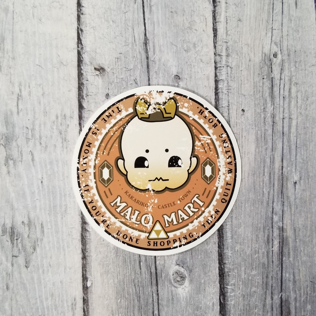 Legend of Zelda Twilight Princess Malo Mart Distressed Matte Vinyl ...