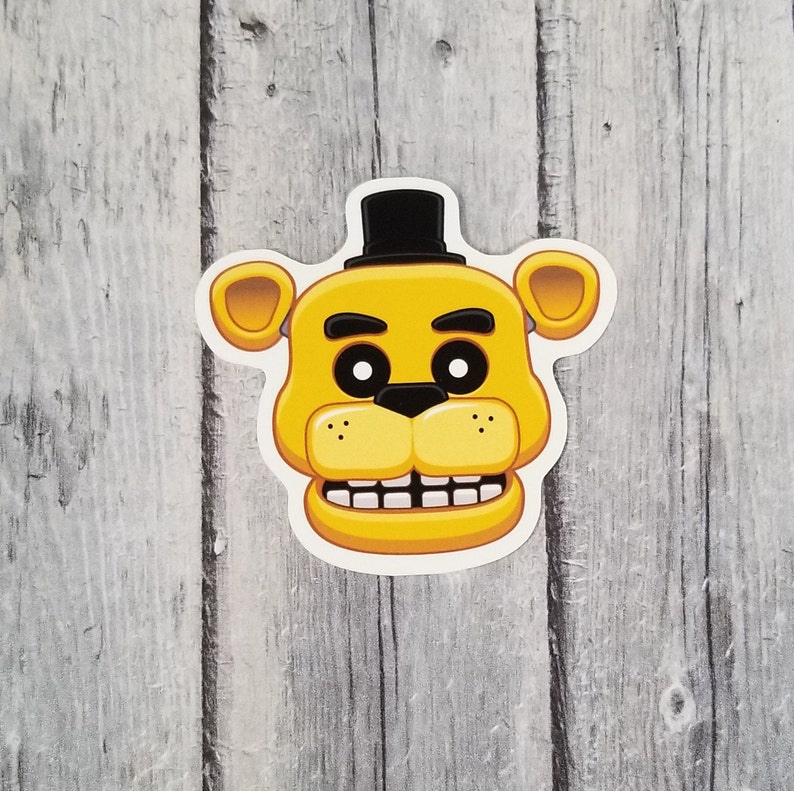 Five Nights at Freddy's Freddy Vinyl Stickers 2.75 - Etsy