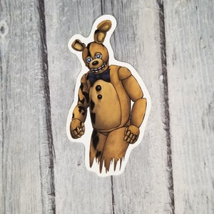 Five Nights at Freddy's Springtrap Movie Pose 3 Matte Vinyl Sticker ...