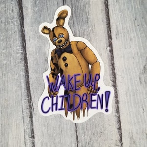Five Nights at Freddy's Springtrap Movie Pose 3 Matte Vinyl Sticker ...