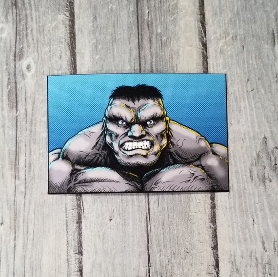 Grey Hulk 3" Die Cut Matte Vinyl Sticker, Fan Art, Comic Sticker ...