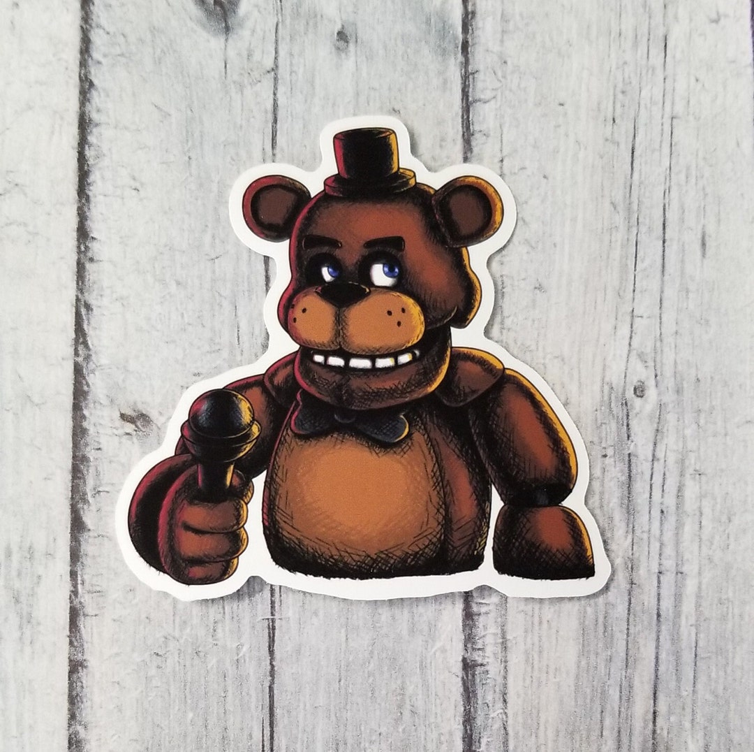 Five Nights at Freddy's Freddy Fazbear Vinyl Sticker, 2.75 Die Cut ...
