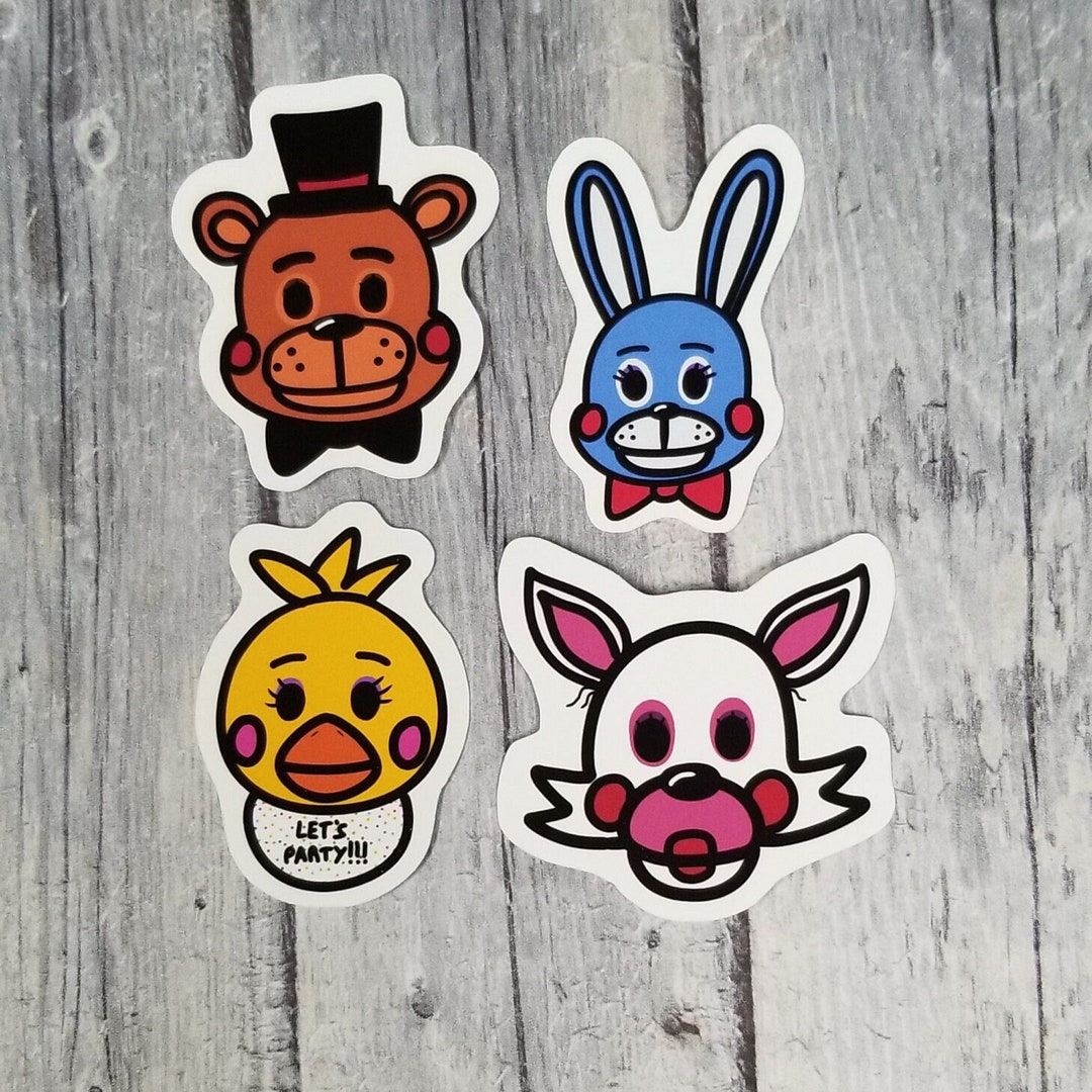 Five Nights at Freddy's 2 Stickers Die Cut Matte Vinyl Stickers 2 or 3 ...