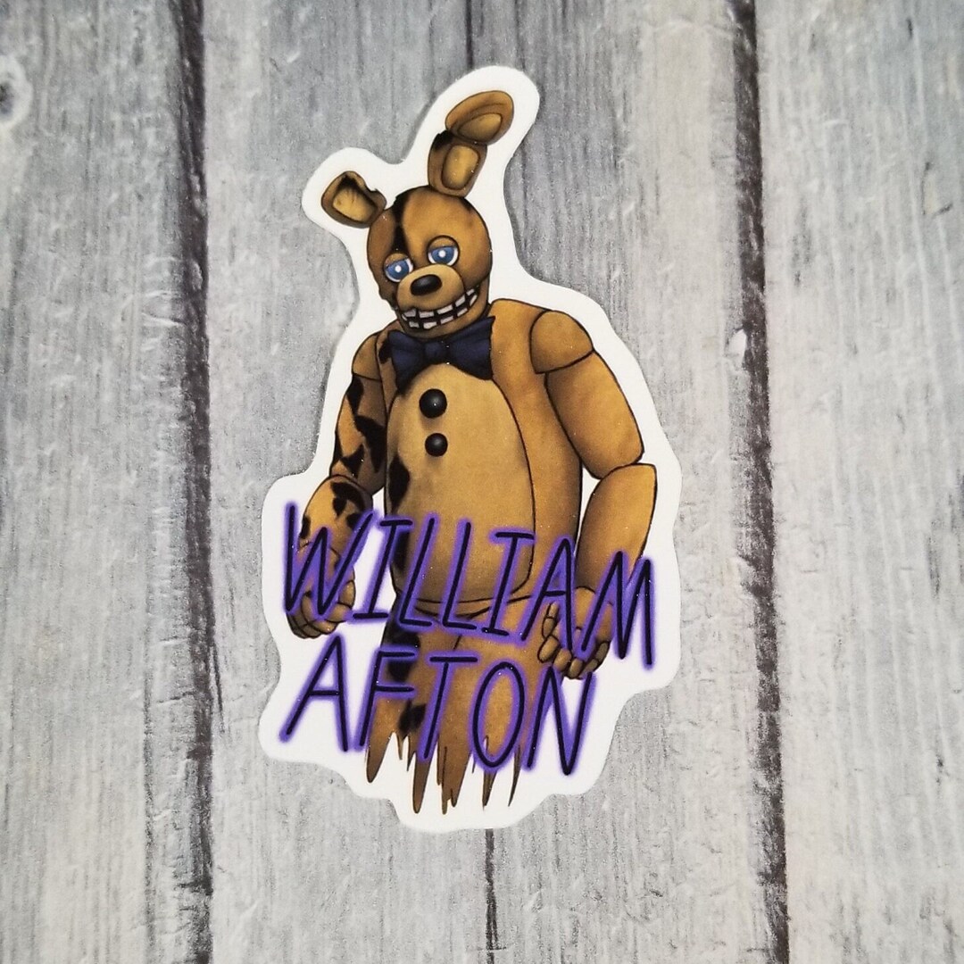 Five Nights at Freddy's Springtrap Movie Pose 3 Matte Vinyl Sticker ...