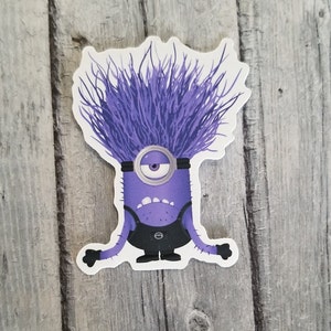 Evil Purple Minions Vinyl Stickers 2.75 Die Cut - Etsy