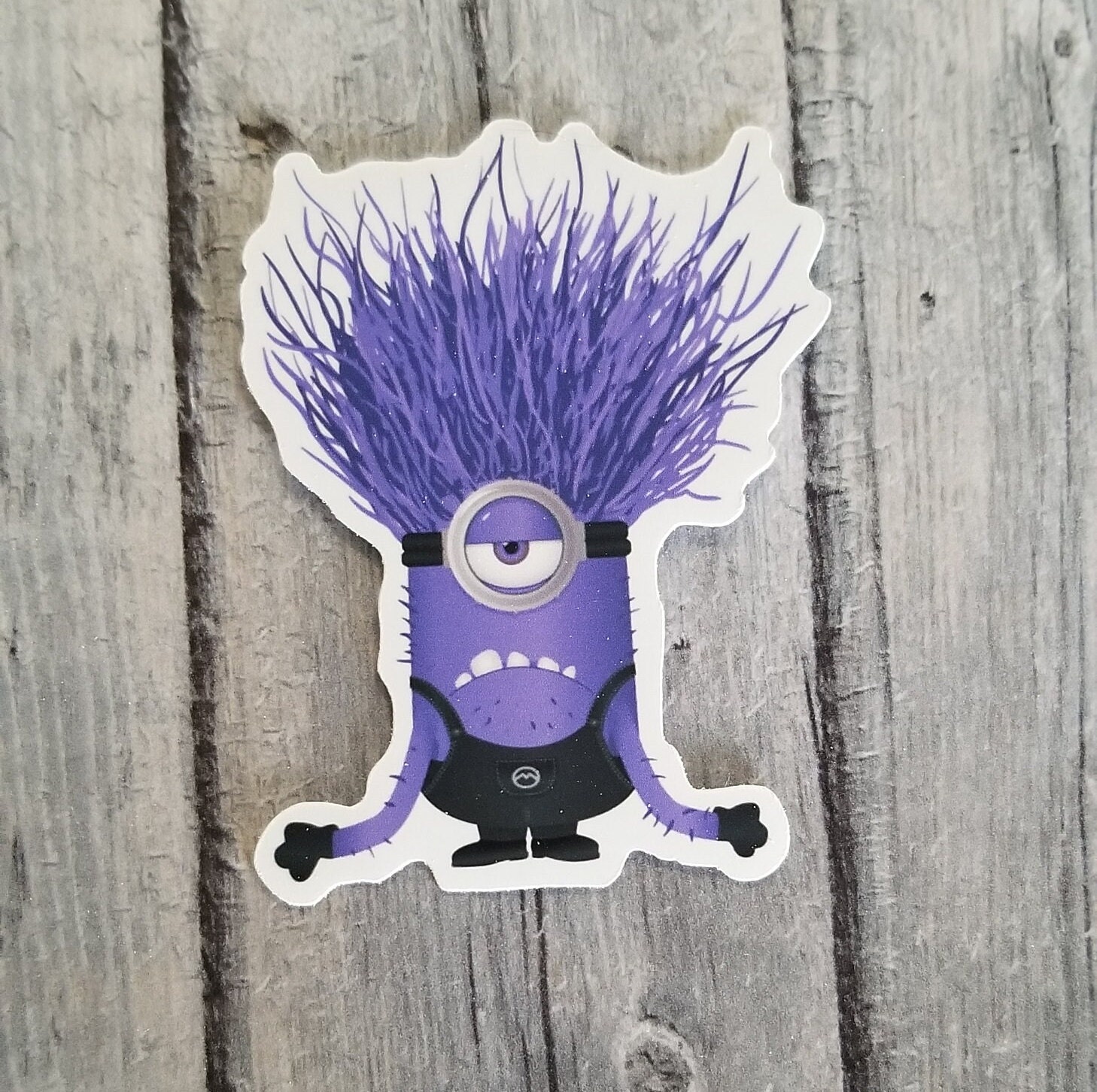 Purple Minion Face Paint