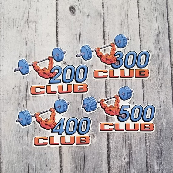 3.5" Weightlifting Bench Press Die Cut Matte Vinyl Sticker, 200 lbs ...