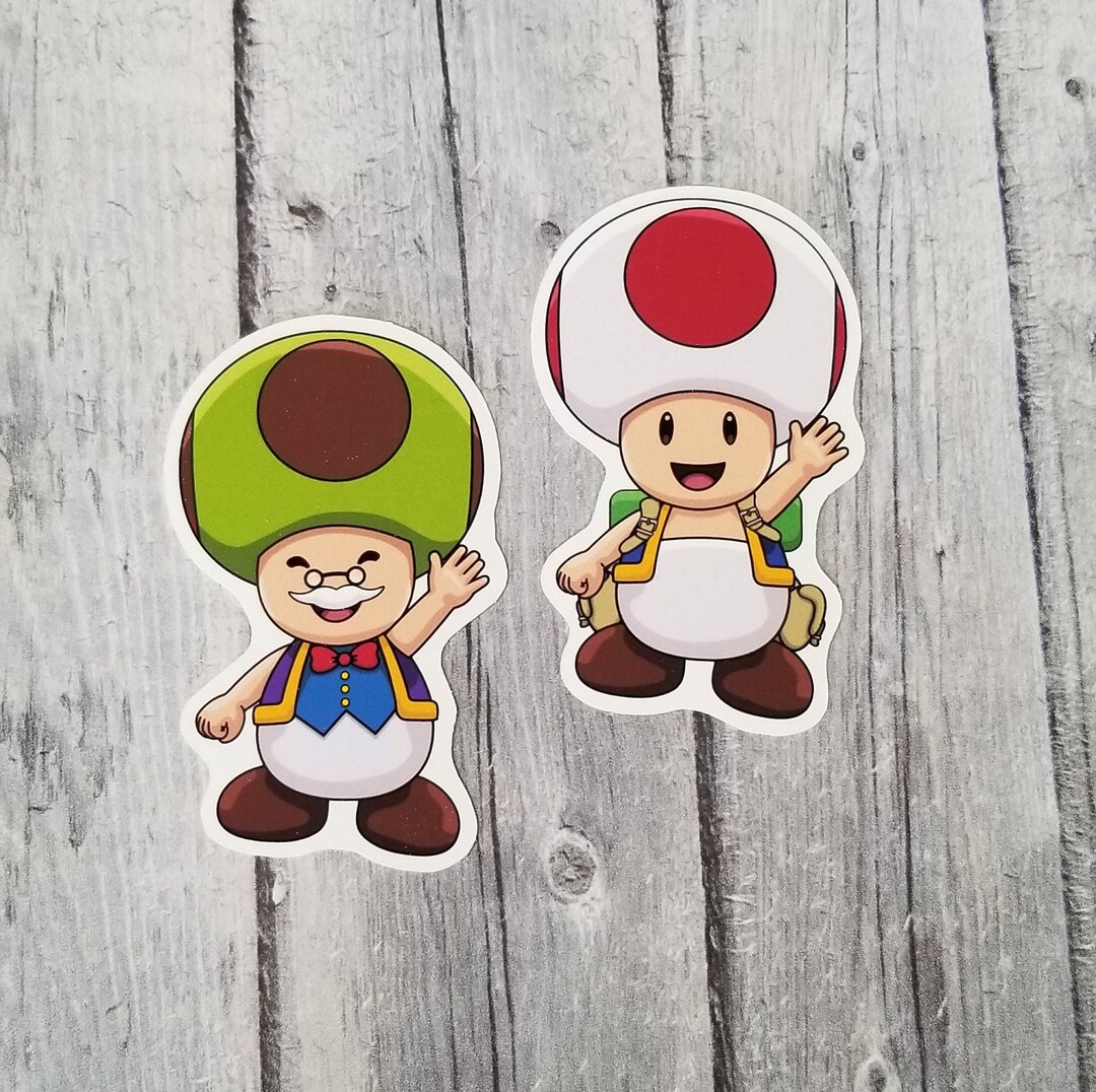 Grandpa Toad, Traveling Adventure Toad 2.75 Die Cut Matte Vinyl Sticker ...