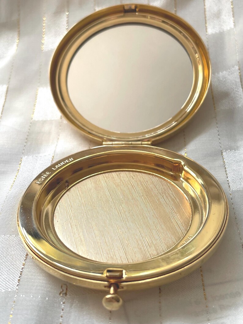 Estée Lauder PRETTY POPPY Powder Compact Unused Empty NEW Old Stock ...