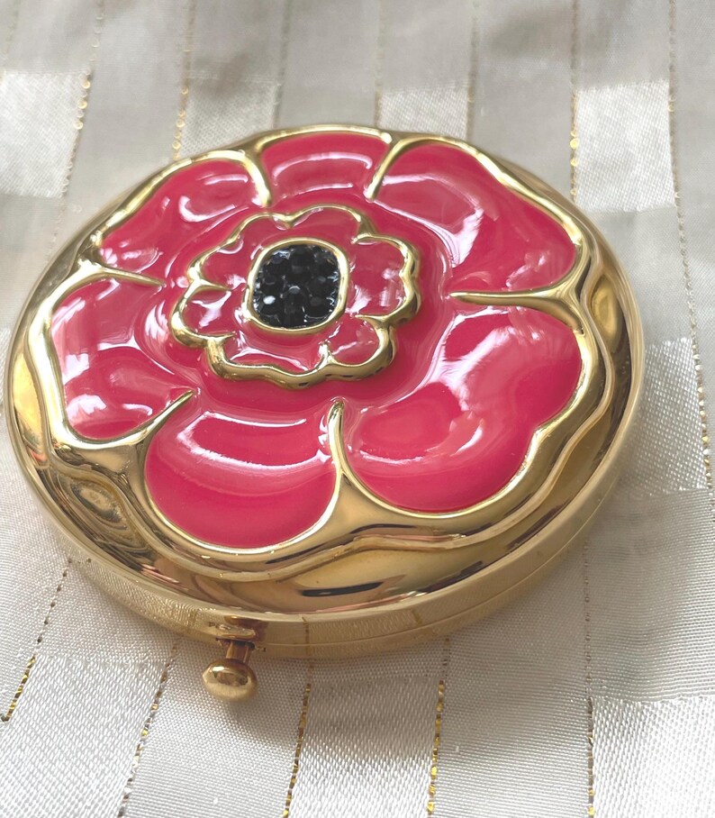 Estée Lauder PRETTY POPPY Powder Compact Unused Empty NEW Old Stock ...
