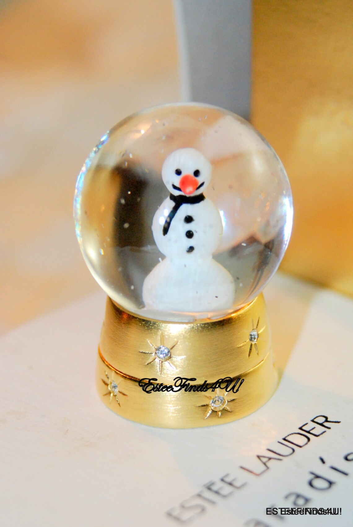 Estee Lauder snow Globe Compact MIB Another Item - Etsy