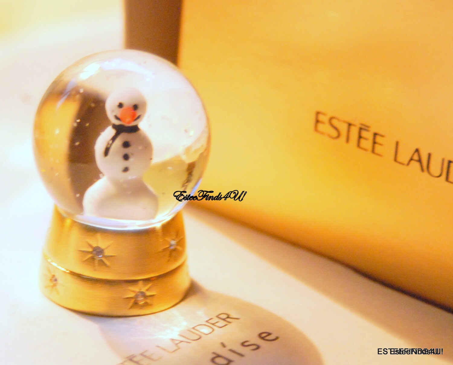 Estee Lauder snow Globe Compact MIB Another Item - Etsy