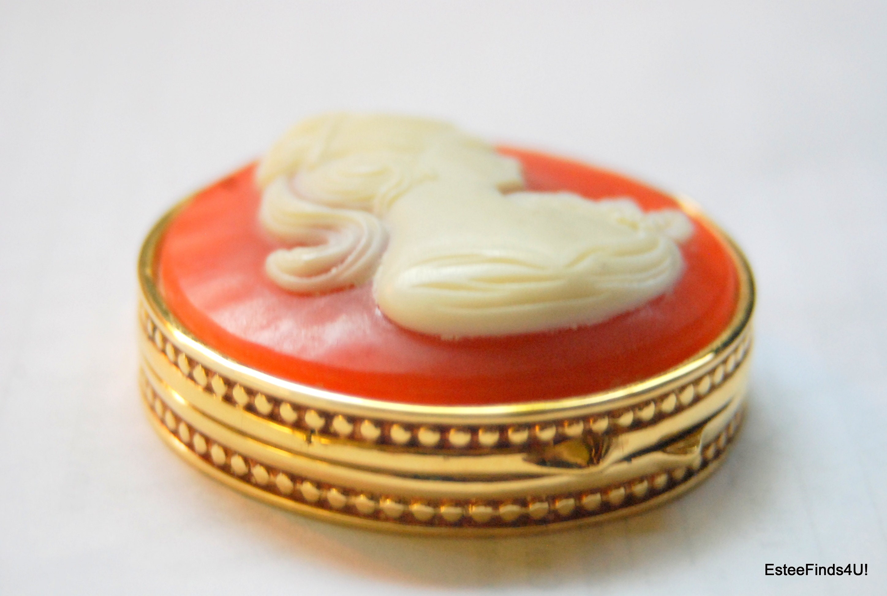 Estee Lauder Cameo Compact for solid perfume