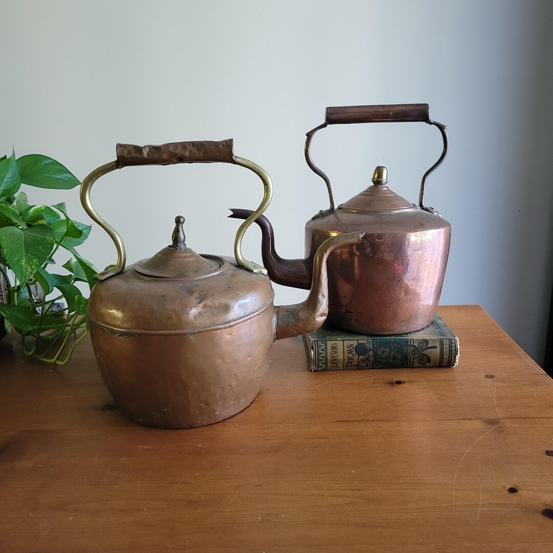 Your Choice, Antique Copper Kettles: Hand-forged Goose-neck Kettles ...