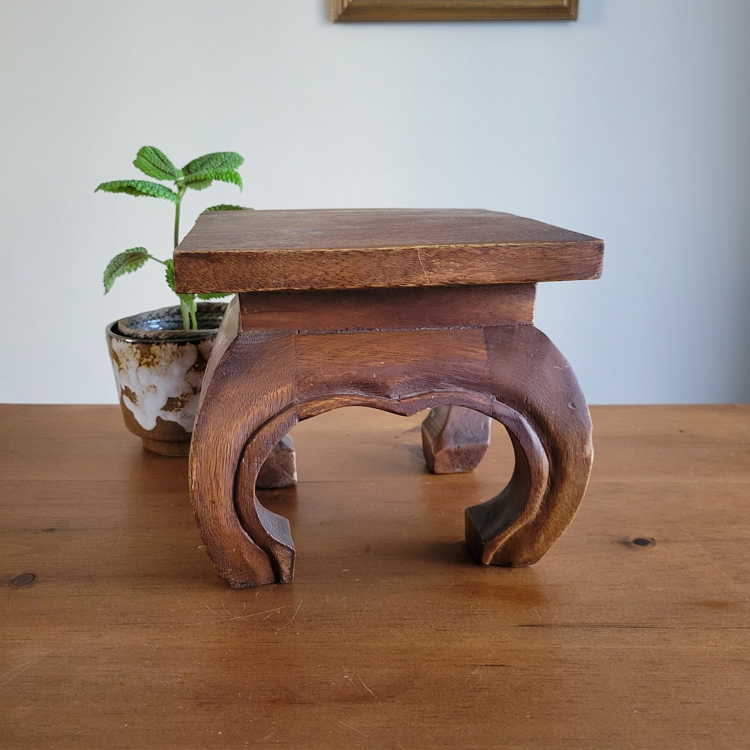 Vintage Opium Table / Stool or Plant Stand - Etsy
