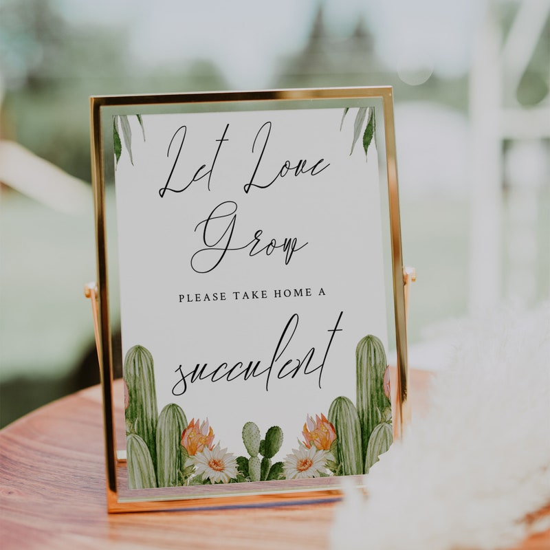 Let Love Grow Sign - Etsy