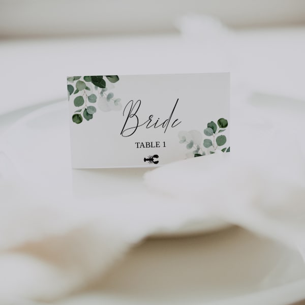 Table Name Cards With Meal Icons - Etsy