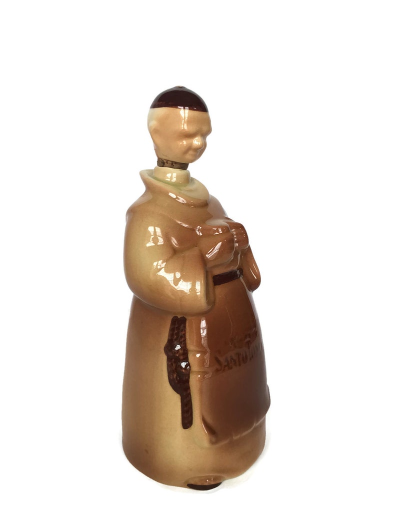 Monk decanter vintage figural friar ceramic wine liquor bottle | Etsy