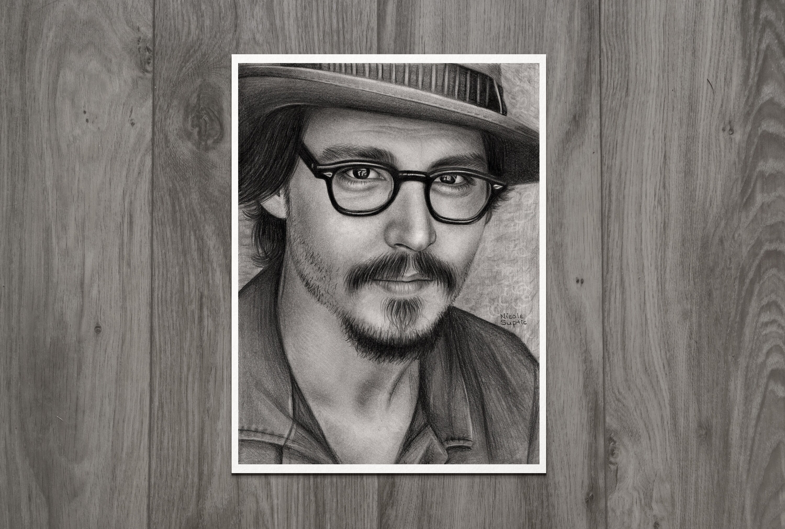 Johnny Depp Drawing Collage