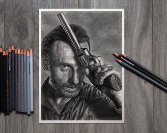 Rick Grimes Art - Etsy