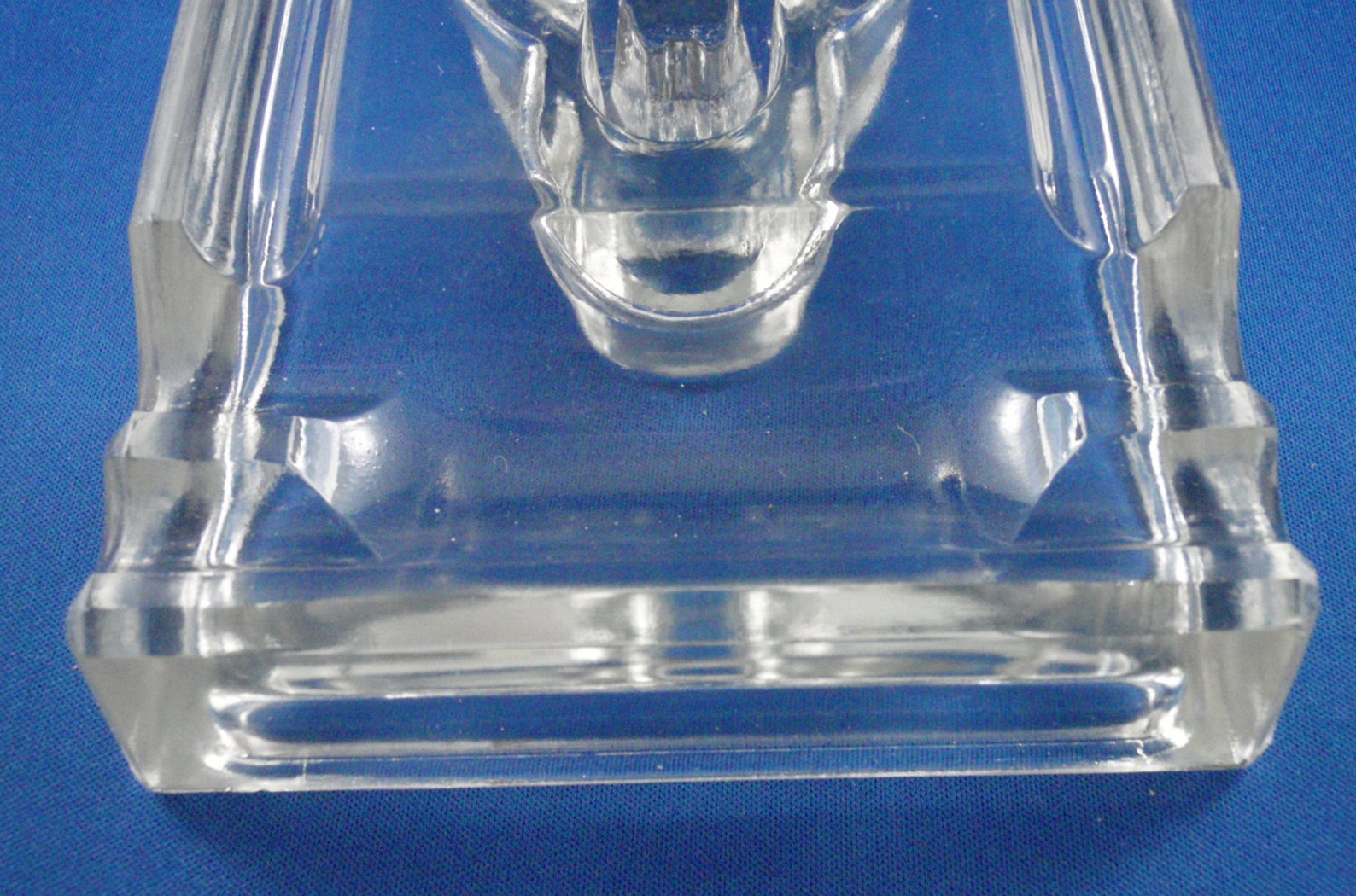 SALE Antique Pressed Glass Inkstand Inkwell, Frank A. Weeks Paragon No ...