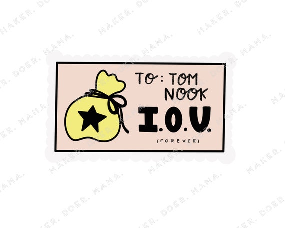 Horizon Bells IOU Digital Printable for Planner Stickers | Etsy