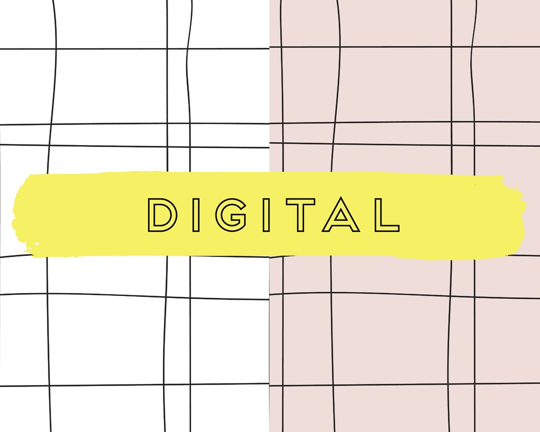 Minimalist Line Digital Printable Paper for Travelers Notebooks, Ring ...